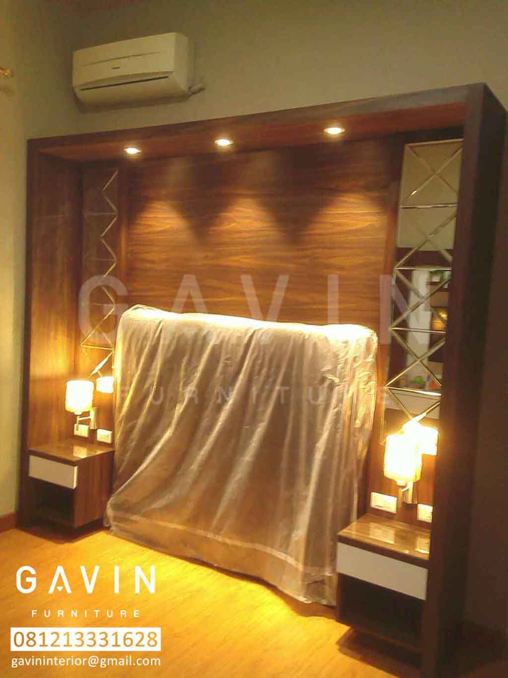 Pembuatan Headboard Dengan Design Minimalis Modern Di Pluit