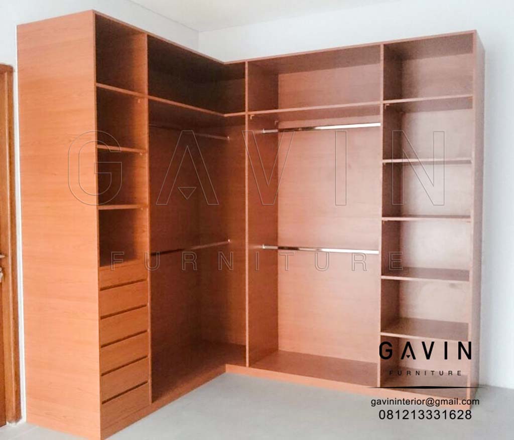 Design Walk In Closet Finishing HPL TH 1200 FC Di Jati Asih Q2963 ...