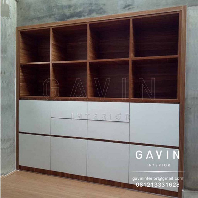 rak buku minimalis finishing hpl kombinasi di Pamulang Q3201 - Gavin ...